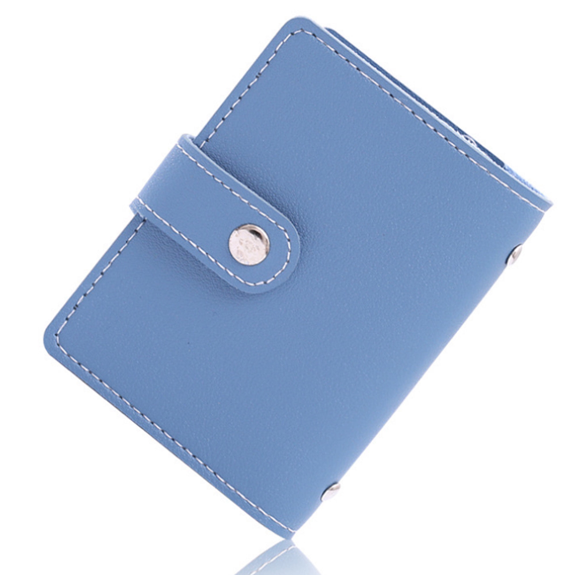 Pudcoco Women Small Credit Card Holder Fashion Portable Wallet with 26 ...