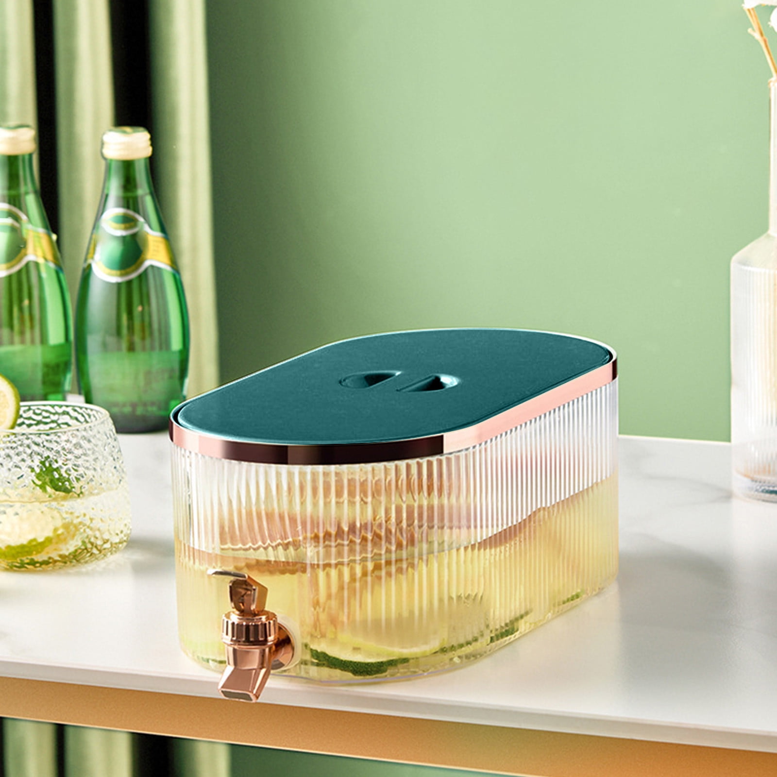 Organizadores de armario y almacenamiento Cubo de agua fría de 5.3L para refrigerador Agua fría ...