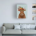 Fab Funky 'Cow Bohemian 1' Canvas Art - Walmart.com