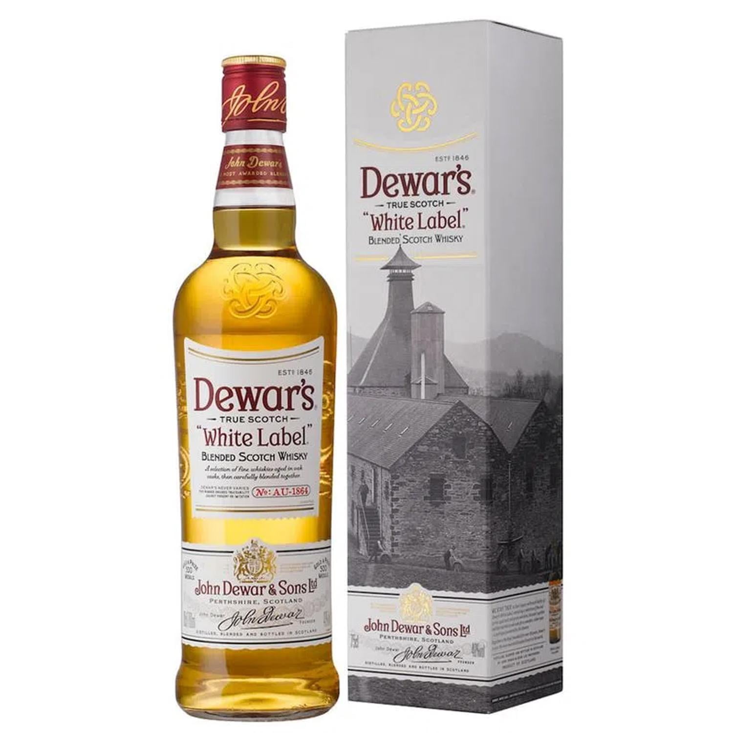 Pack de 12 Whisky Dewars White Label 700 ml | Bodega Aurrera en línea