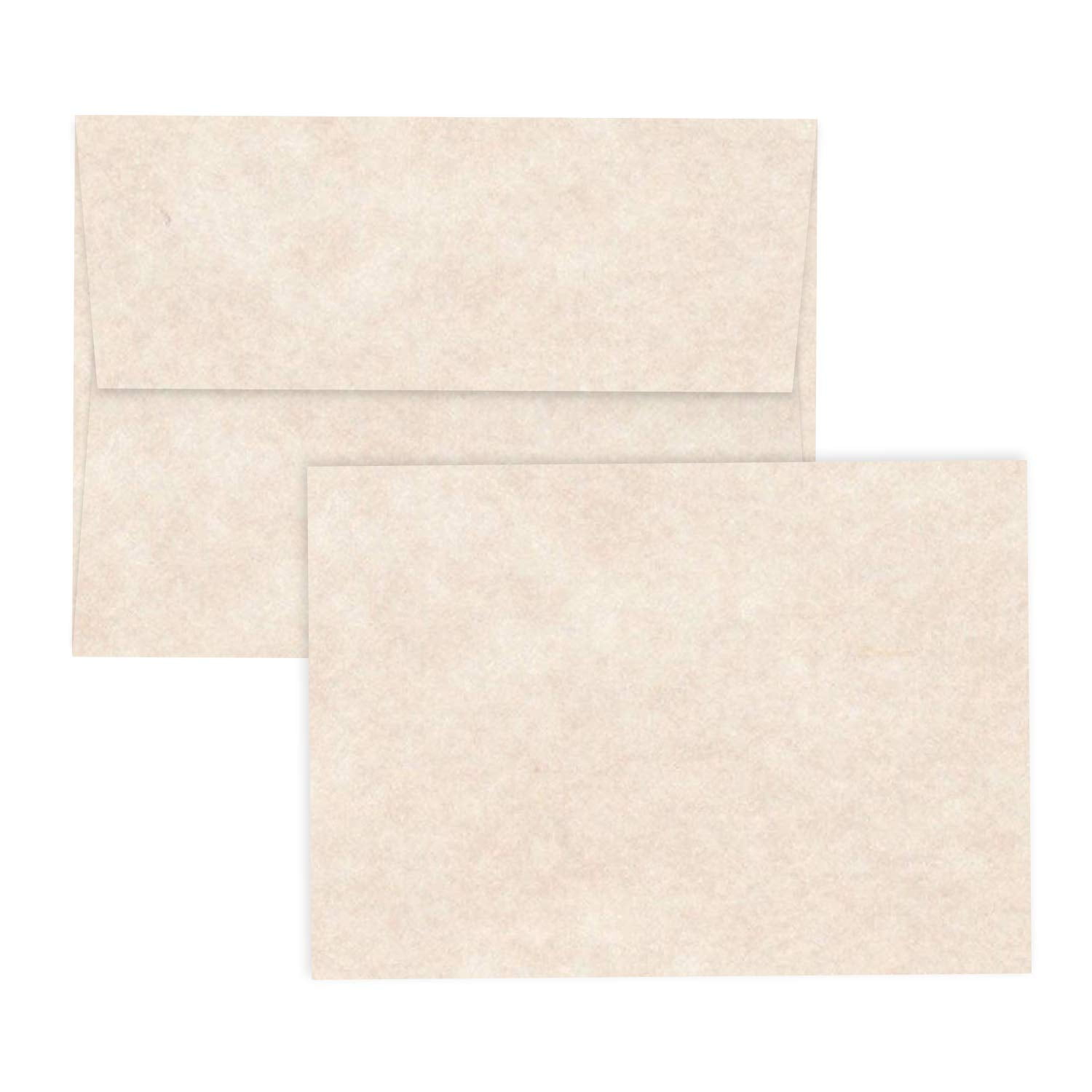 Stationery Parchment Cards and Matching Envelopes | Color: Natural ...
