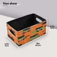 2 Pcs Foldable Felt Storage Bins Decorative Fabric Organizer Baskets ...