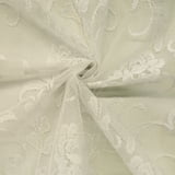 Living Louis Floral Lace Balloon Curtain Panel - Window Treatment ...