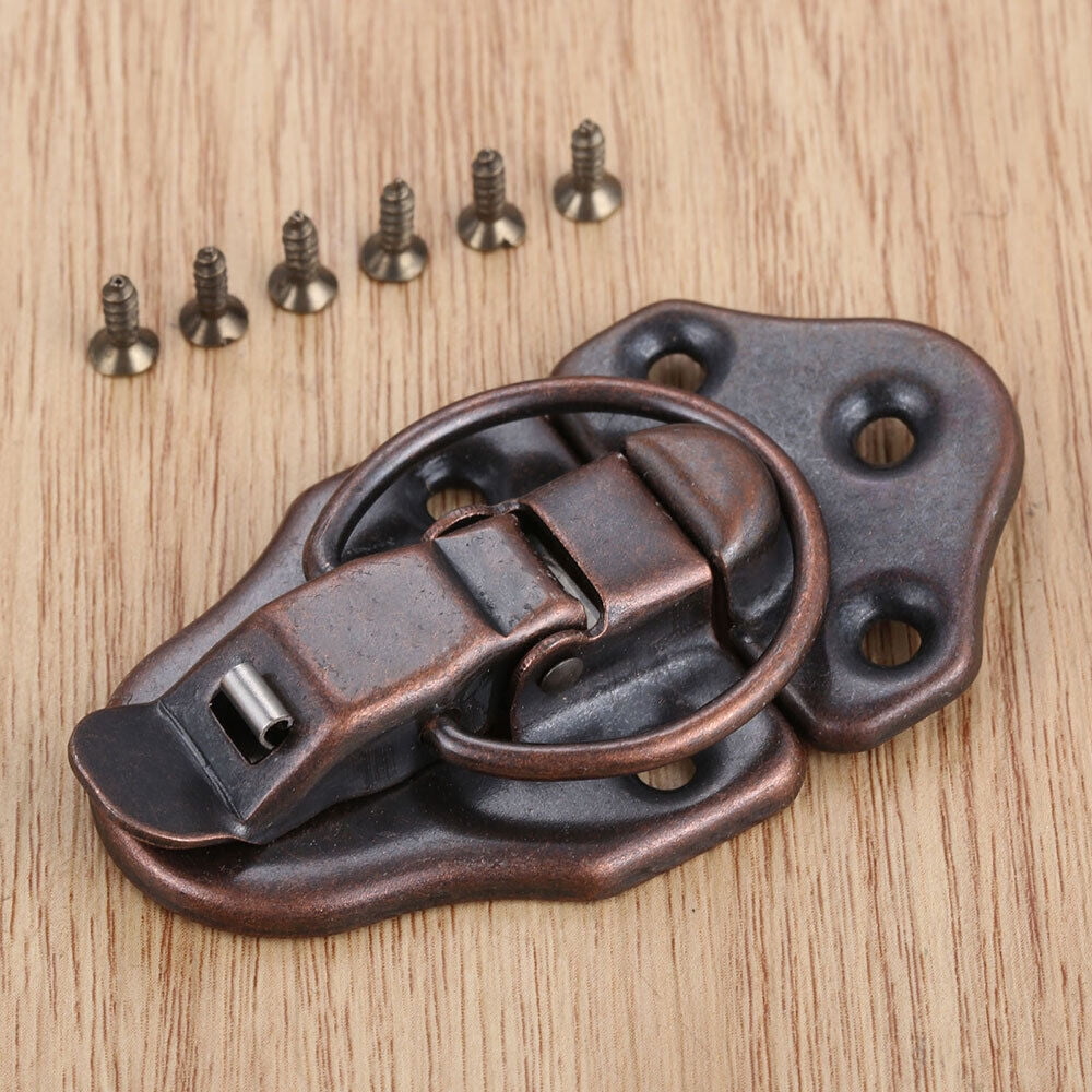 Retro Red Copper Toggle Hasp Latch Catch Clasp Box Buckle Furniture ...