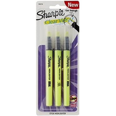 Sharpie Highlighter, Clear View Highlighter with See-Through Chisel Tip ...