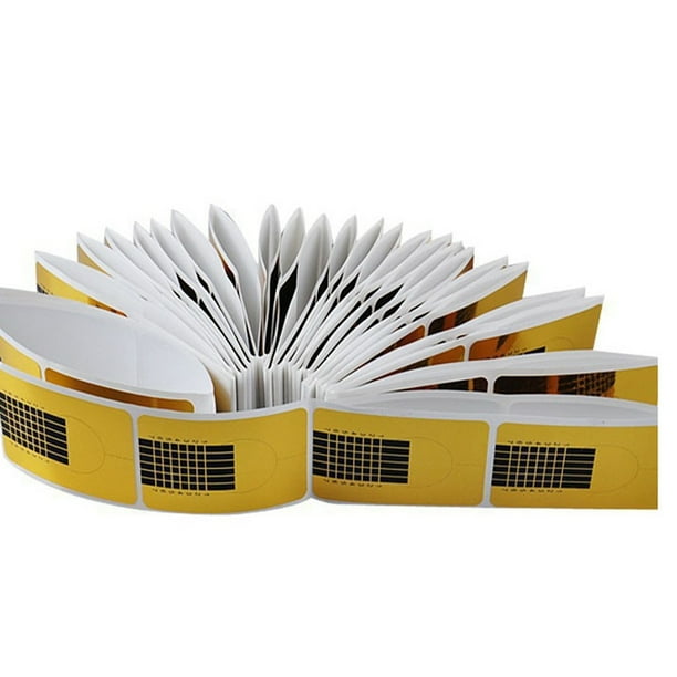 100pcs Square Nails Form Sticker form Nail nail form for UV art tools ...