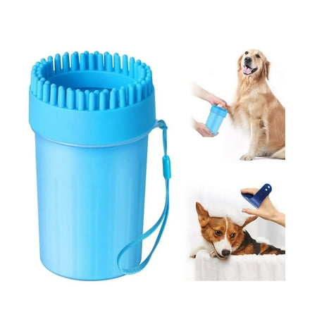 AERB 9.5 inch Dog Paw Cleaner, Portable Pet Cleaner with Cleaning Brush ...