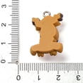 30pcs Christmas Theme Cartoon Resin Pendants with Platinum Iron Loop ...