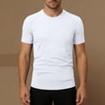 BangWanChi Mens Summer T-Shirts Men's Short Sleeved Round Neck Training ...