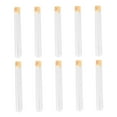 UPKOCH Laboratory Tube Transparent Glass Laboratory Equipment 10Pcs ...
