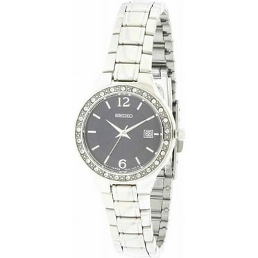 Seiko SUR414 Women's Essentials Black Dial Quartz Watch - Walmart.com