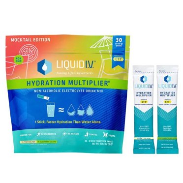 Liquid I.V. Hydration Multiplier Electrolyte Powder Drink Mix, 16 Ct ...