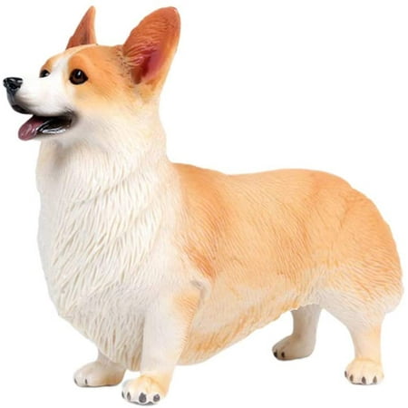 Dog Figurine Welsh Corgi Sculpture Farm Animals Action Figures Cake ...