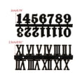 Giaone 1 Set Clock Numbers DIY Parts Arabic Roman Numeral Clocks Number Plate Taste - Walmart.com