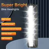 1400 Lumens Bike Lights, USB Charging Ultra Bright LED Night Riding ...