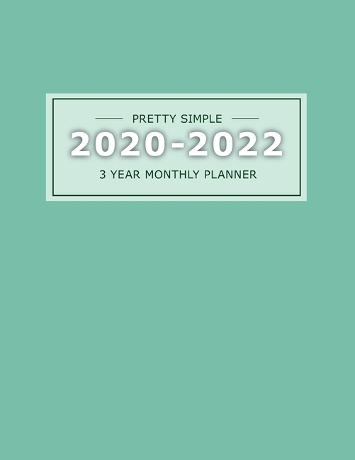 2020 20223 Year Monthly Planner: 36 Months Yearly Planner & Monthly ...