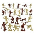 TimMee Cowboys and Indians Plastic Figures - 40pc Playset - Made in USA ...