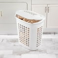 Free Shipping! Sterilite 2.3 Bushell XL Laundry Basket Hamper with Easy ...