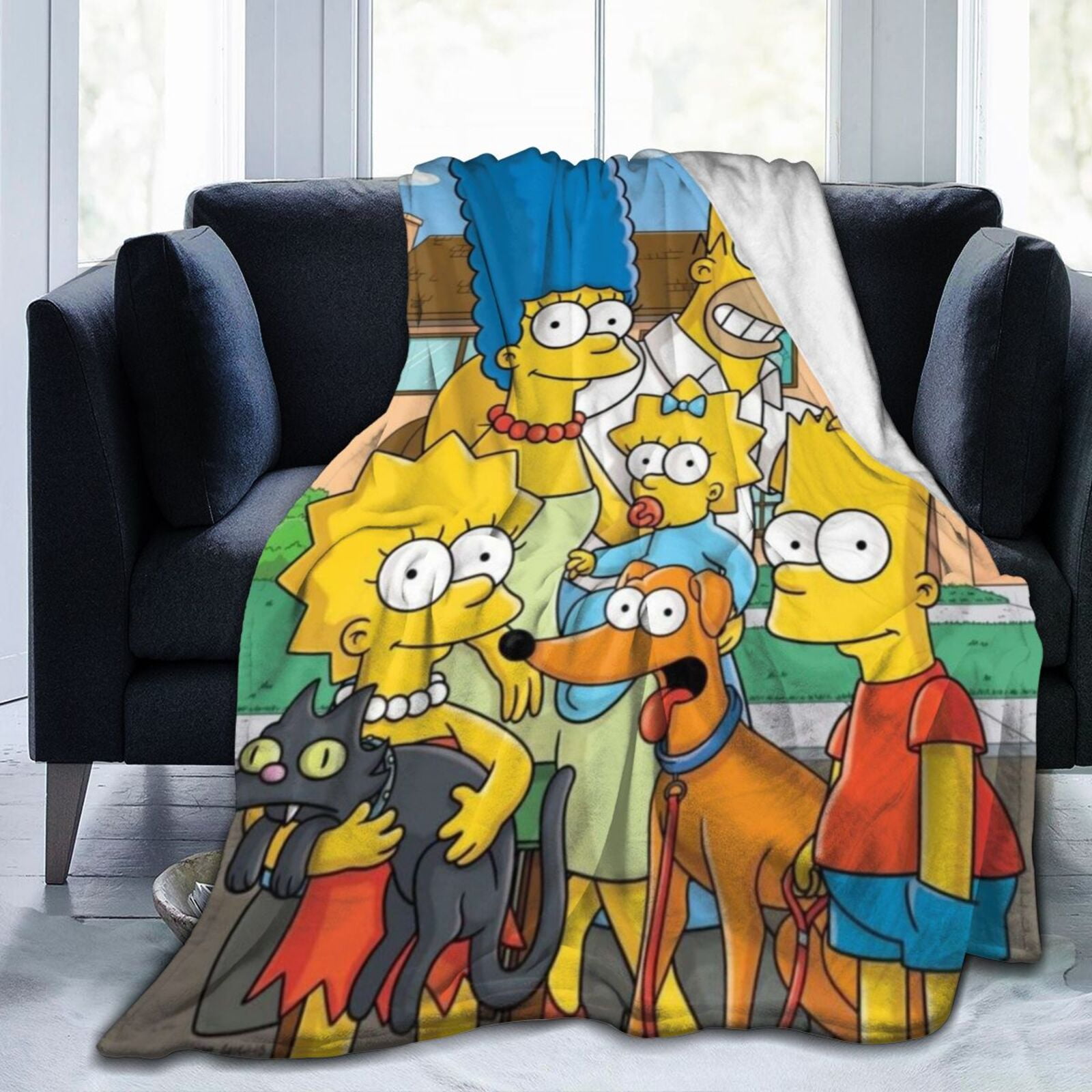 Click here for Blingdills Soft Plush Throw Blanket The Simpsons C... prices