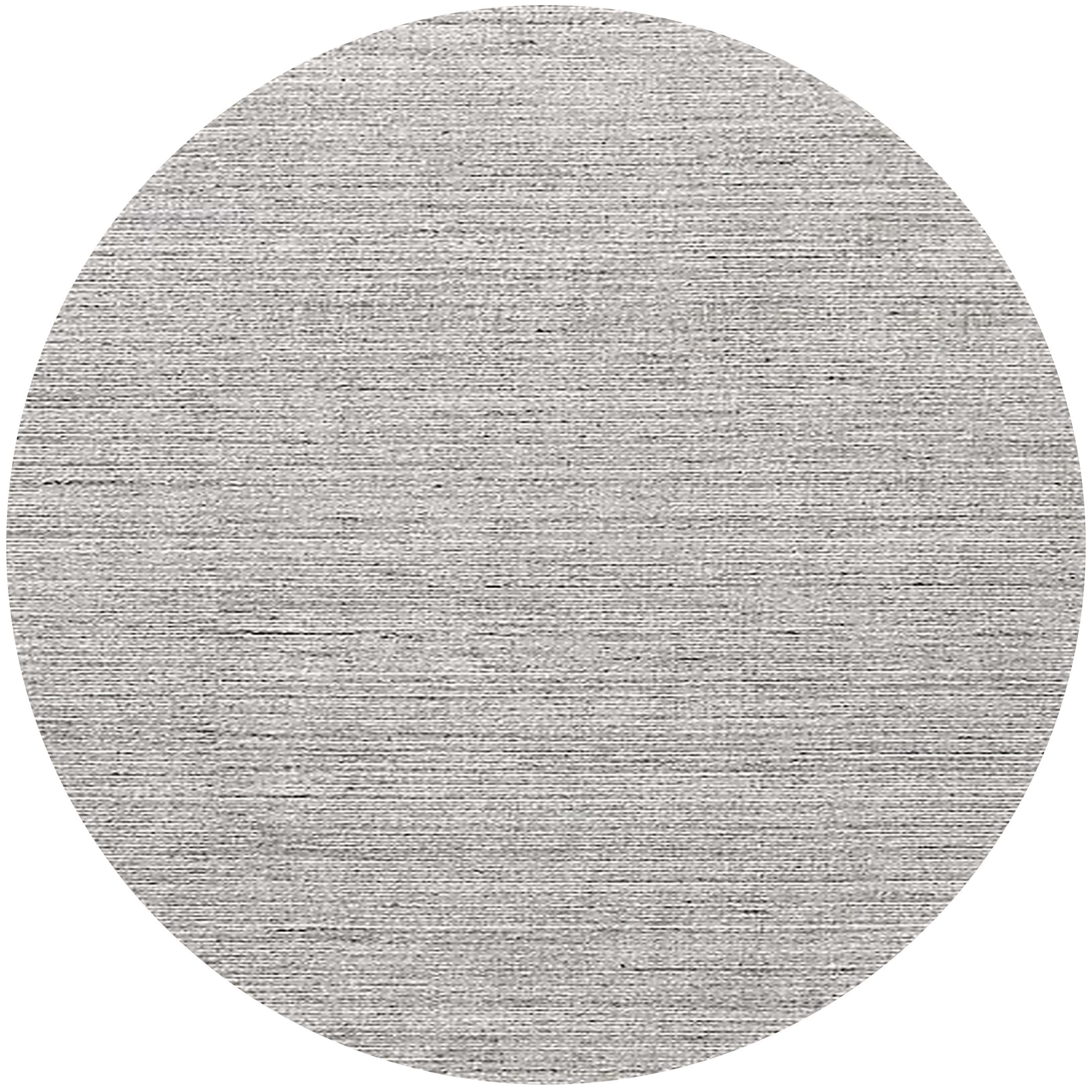 Ahgly Company Indoor Round Mid-Century Modern Gunmetal Gray Solid Area ...