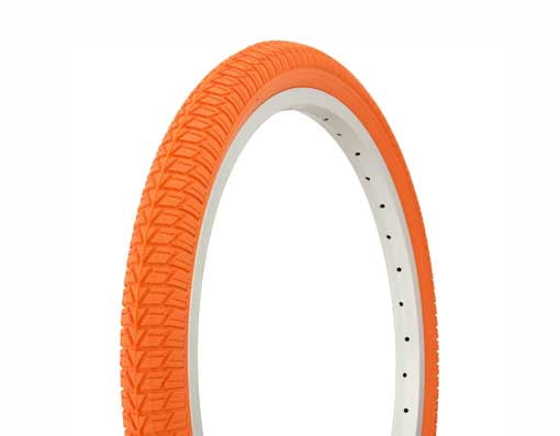 Tire Duro 20" x 1.75" Orange/Orange Side Wall.bike tire, lowrider bike ...
