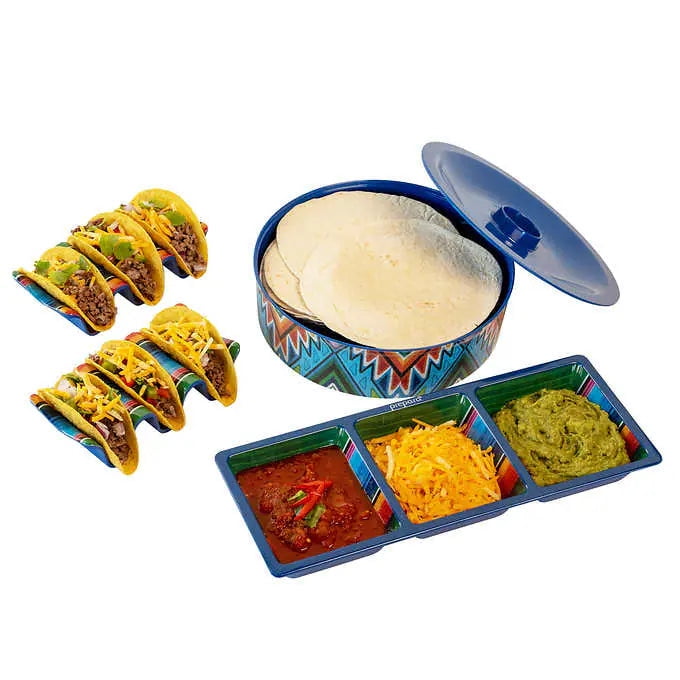 Prepara 6-piece Melamine Taco Set - Walmart.com