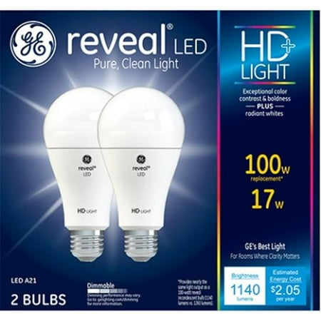 General Electric 98878 100W LED ReveaL Light Bulb with Medium Base ...