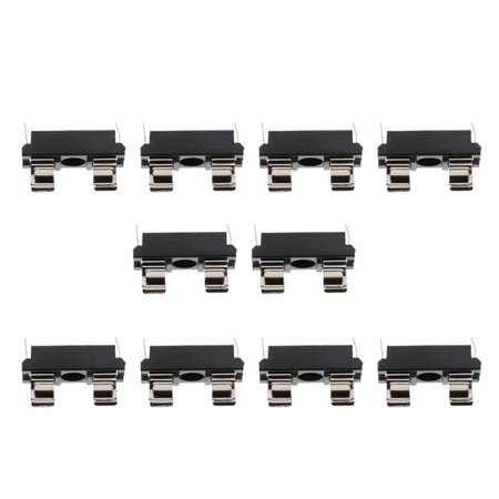 10 Pieces Automotive Boat 16A 5x20mm Fuse Tube Sockets Fuse Block ...