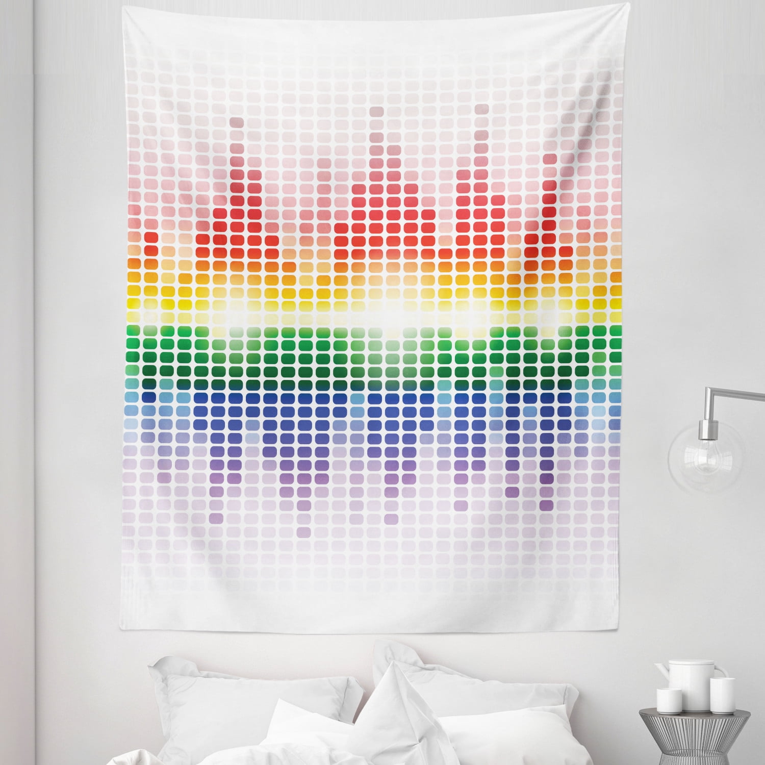 Music Tapestry, Rainbow Digital Style Equalizer Amplifier Recording ...