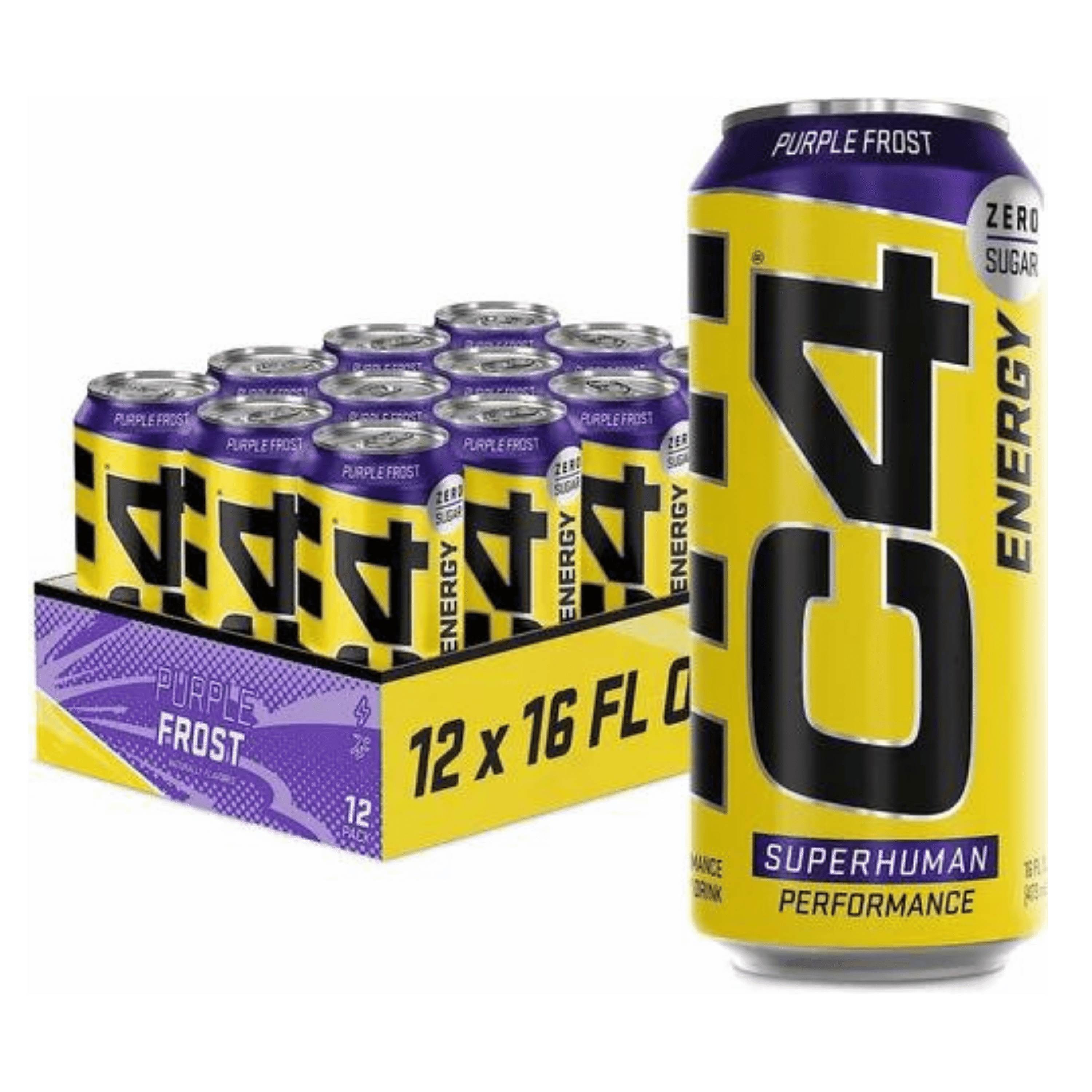 C4 BEBIDA ENERGETIZANTE 12 LATAS PURPLE FROST | Walmart en línea
