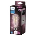 Philips Vintage LED 60-Watt Spiral Filament Light Bulb, E26 - Walmart.com