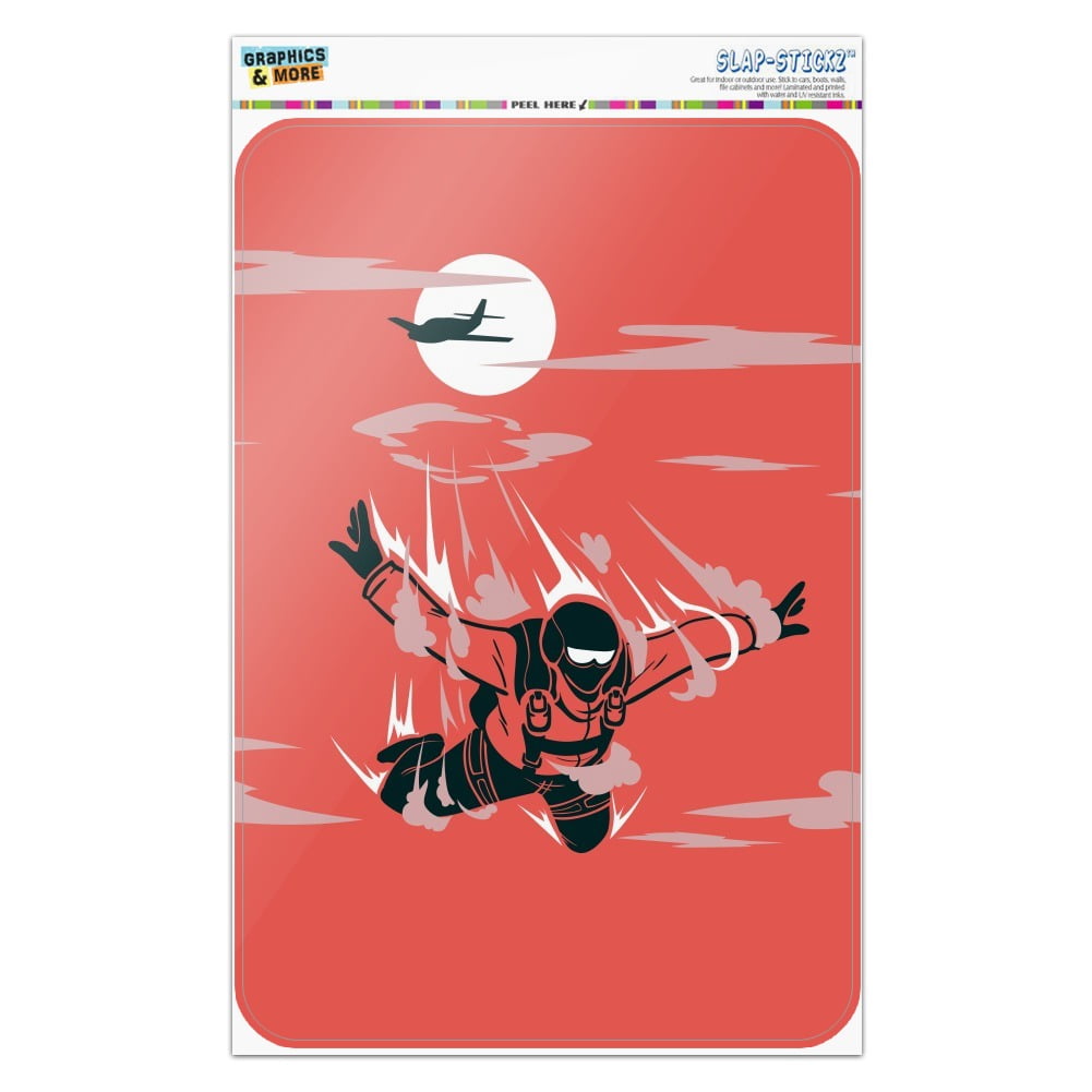 Skydiver Skydiving Out of Plane Home Business Office Sign - Walmart.com