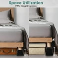 8 Pack Bed Risers, Heavy Duty Bed Furniture Risers, Adjustable Bed ...