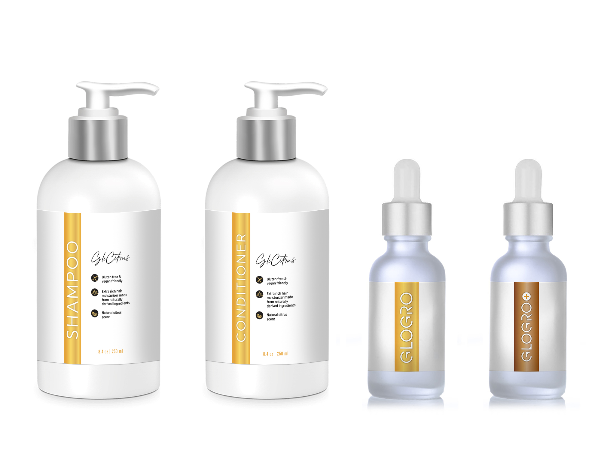 GloGro System Free of sulfates, alcohol, parabens, gluten, and ...