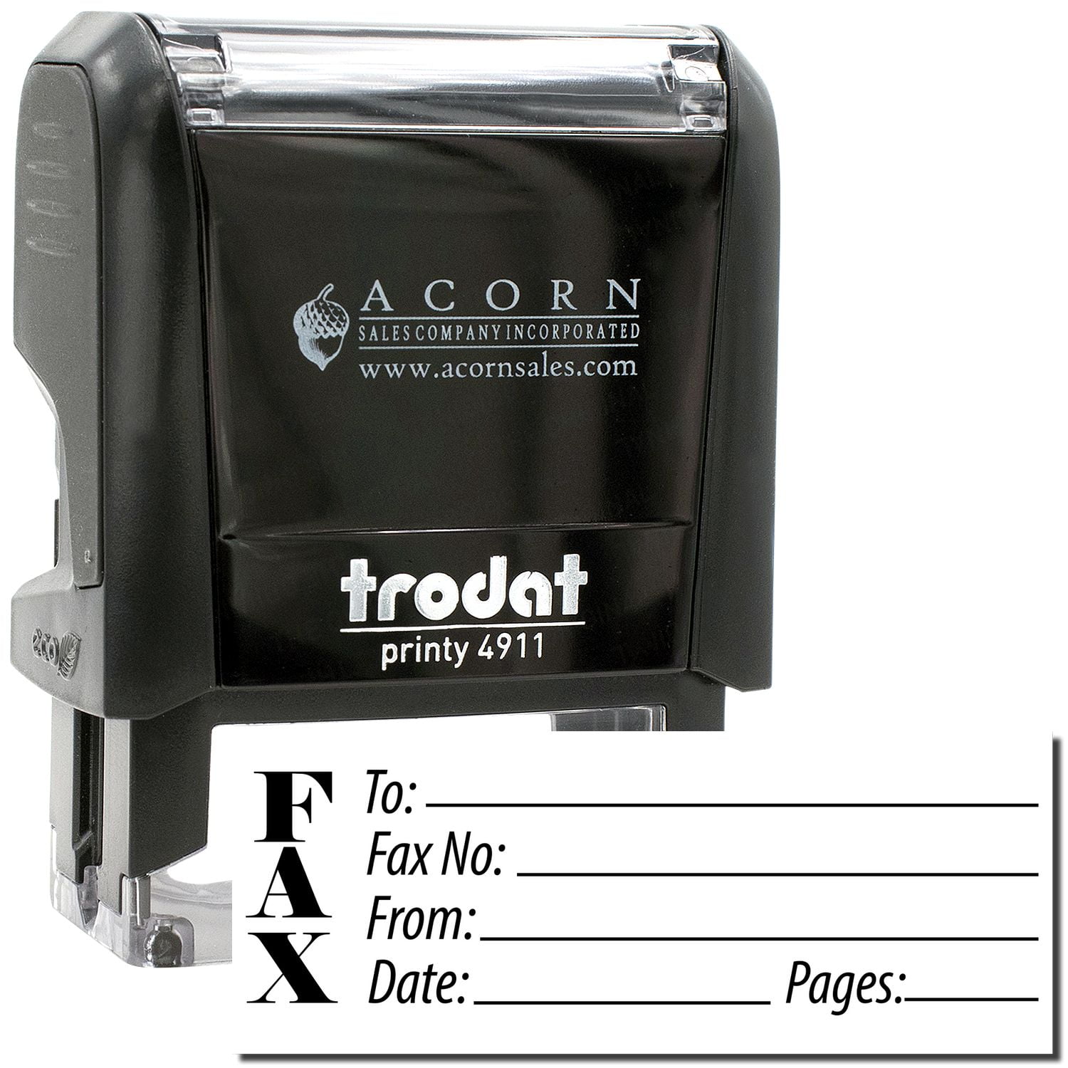 Self-Inking Fax Stamp Stamp, Trodat Printy 4911, Press and Print ...