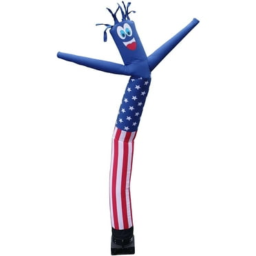 18ft American Flag USA Inflatable Tube Man Air Powered Dancing Waver ...