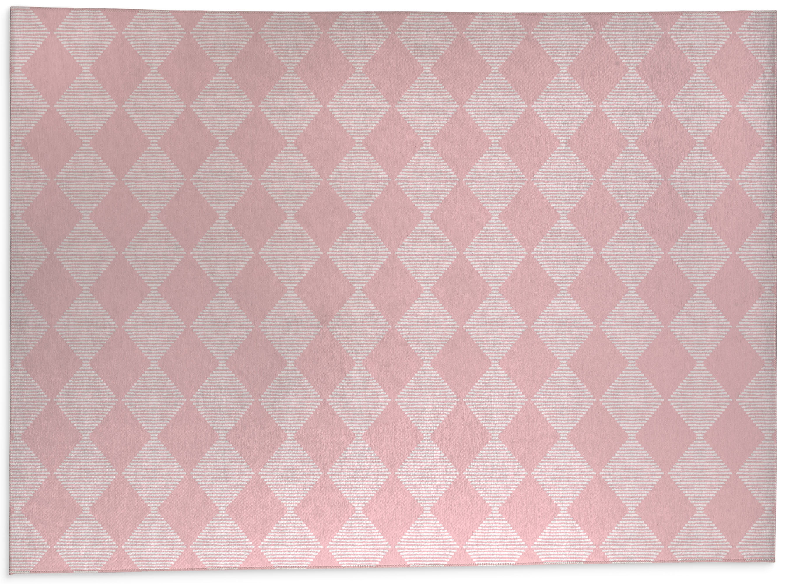 Block Print Check Board in Pink Office Mat by Kavka Designs - Walmart.com