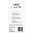 BIC Cristal Up Ballpoint Pen, Medium Point (1.2mm), Assorted Colors, 18 ...