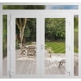 Front Exterior Prehung Metal-Plastic Double Doors Clear Glass / MANUX ...