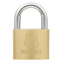 Brinks Solid Brass 40mm Keyed Padlock with 7/8in Shackle - Walmart.com