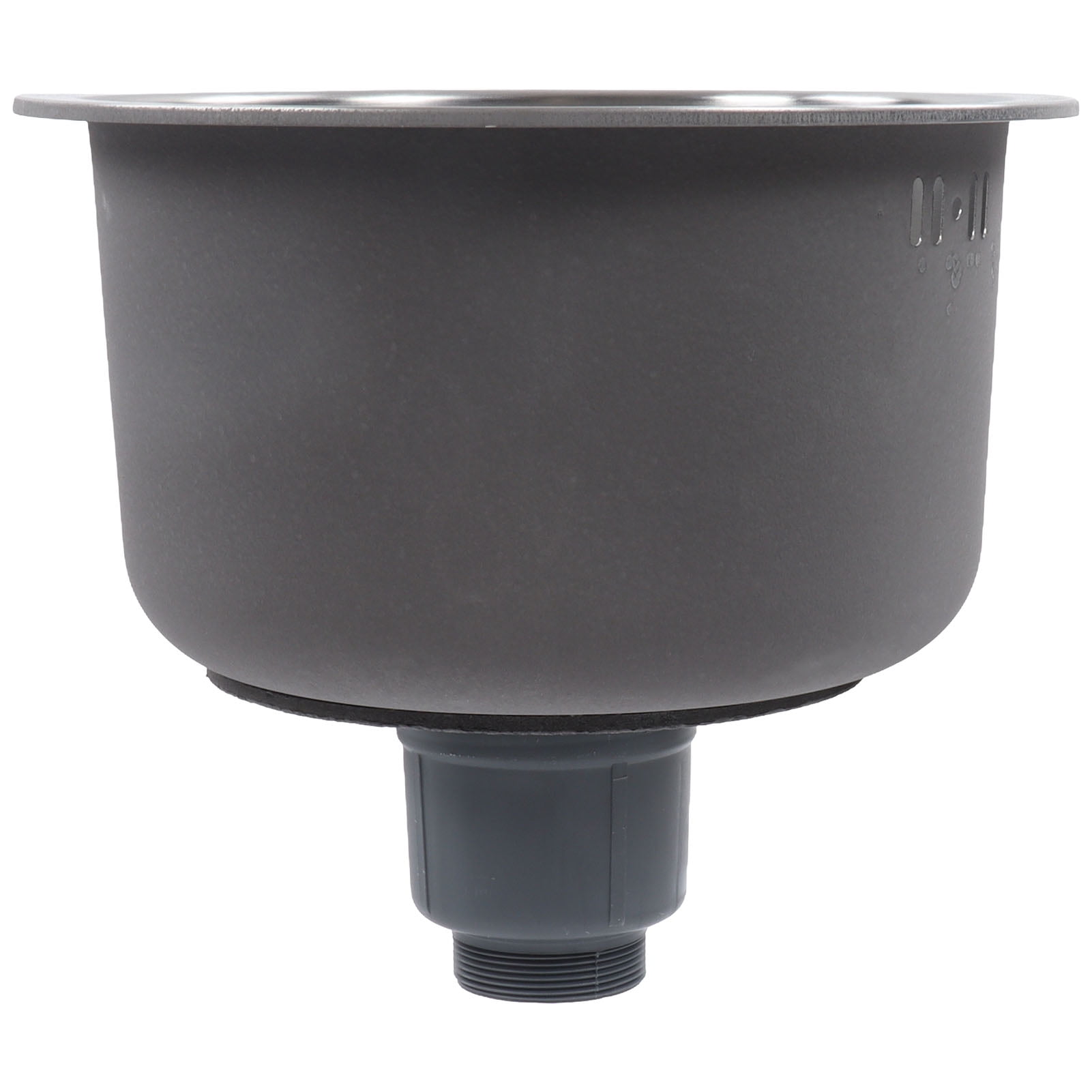 Gupbes Mini Round Kitchen Sink Stainless Steel Bar Round Basin With ...