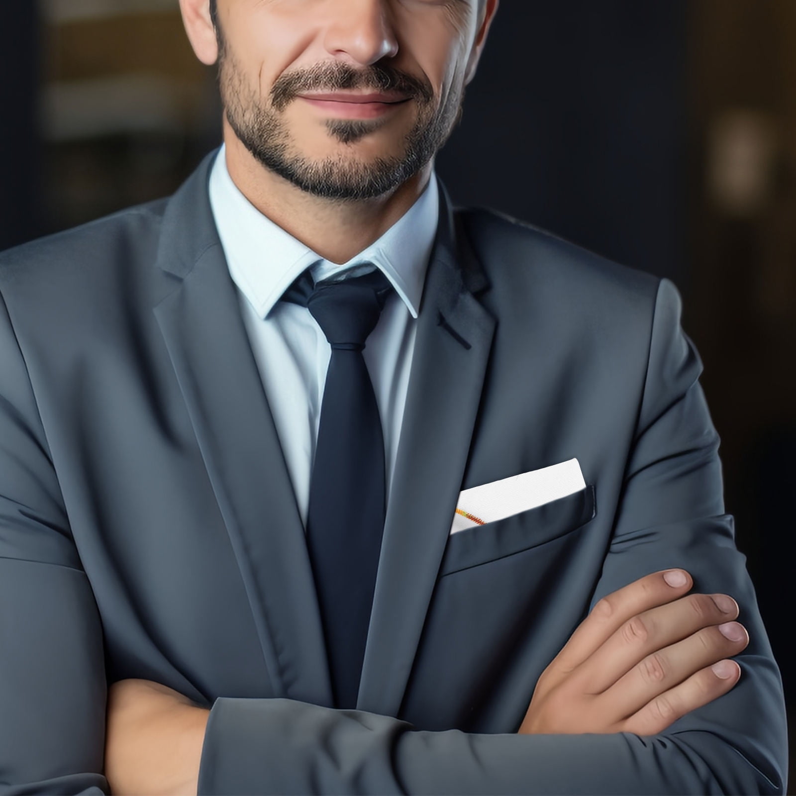 Click here for Lolippyy White Pocket Square Men Classic Decorativ... prices