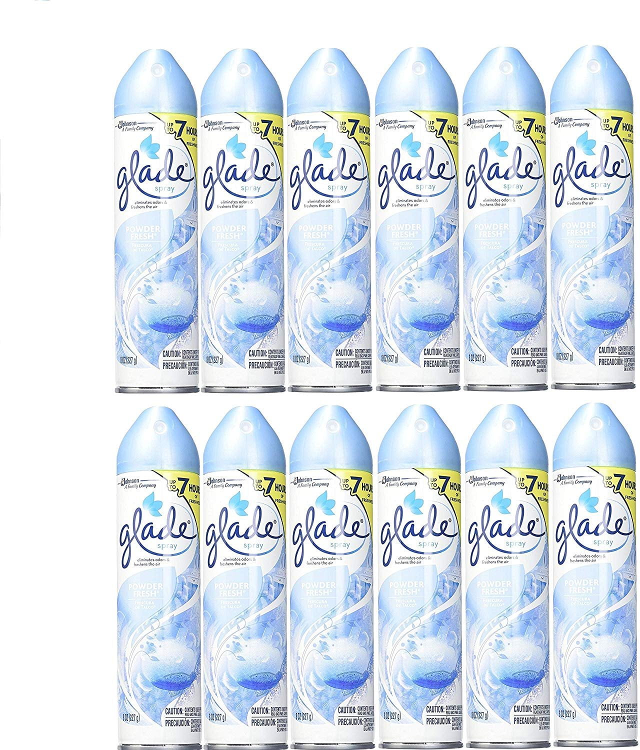 Glade Aerosol,8 Ounce. Powder Fresh, Pack - 12 - Walmart.com