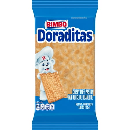 Bimbo Doraditas Crispy Puff Pastry, No High Fructose Corn Syrup, 3-Pack ...