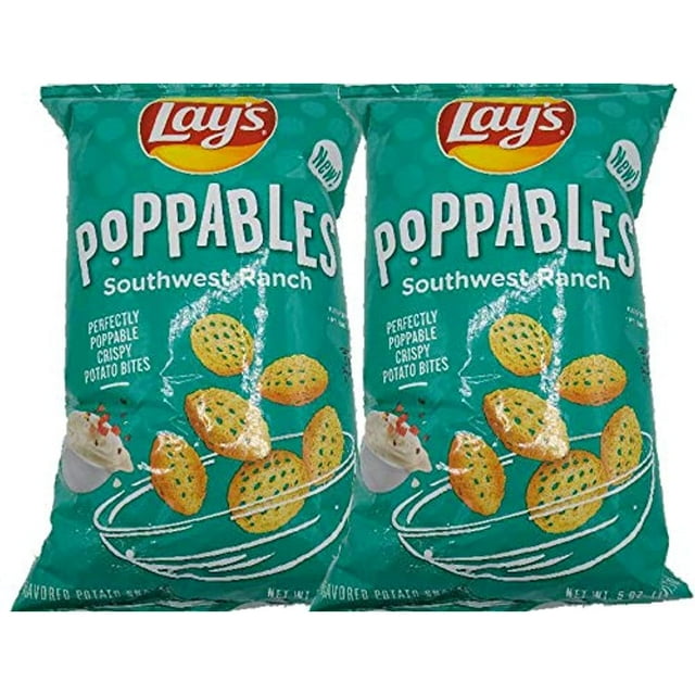 Lays Poppables Southwestern Ranch Perfectly Poppable Crispy Potato ...