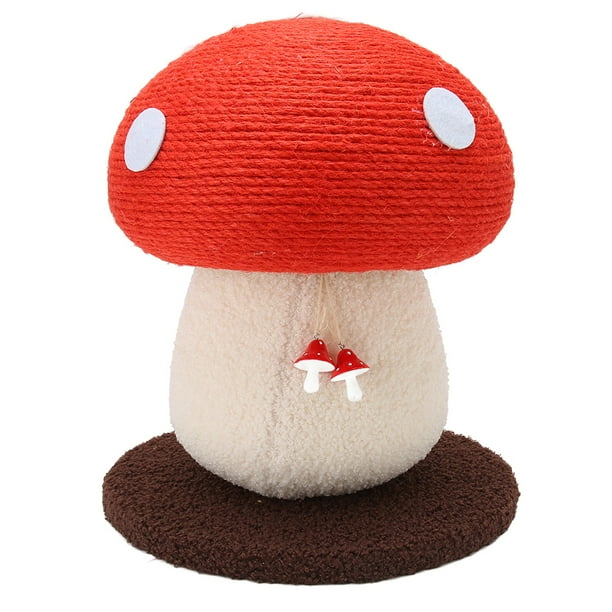 Sisal Board Scratcher,Mushroom Shaped Cat Scratch Cute Cat Scratching ...