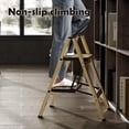 Aluminum Foldable Step Ladder, Lightweight Stable Stool with Wide Non ...