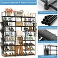 Large Shoe Rack Organizer Storage, 9 Tier Tall Shoes Rack for Entryway ...