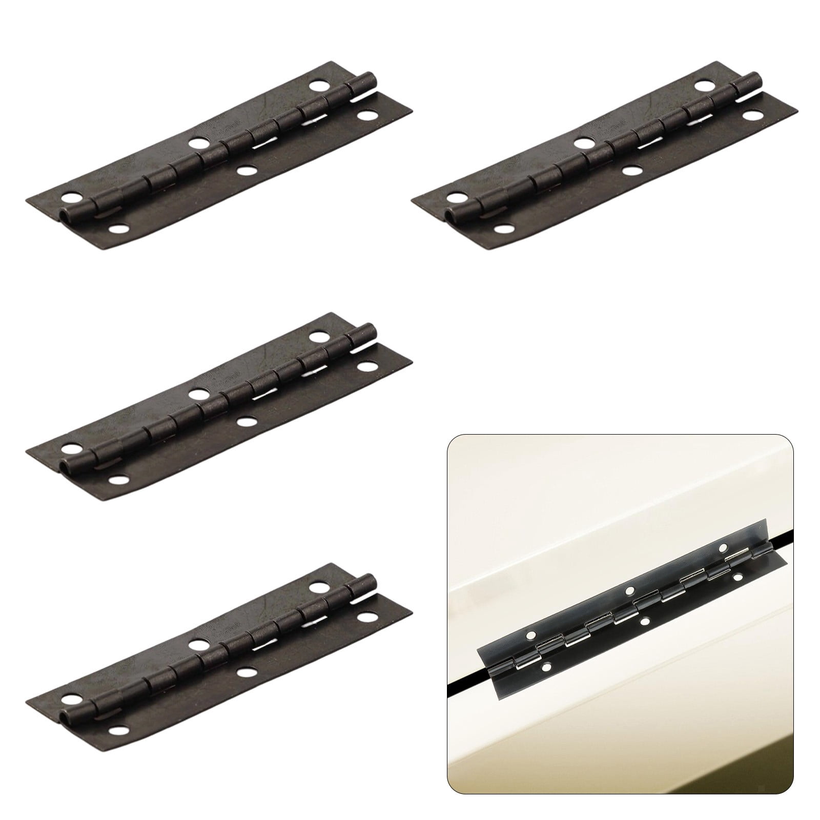 Chic Black Iron Box Hinges Set of 4 Perfect for Enhancing Your ...