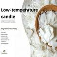 UV Fluorescent Soy Wax Low Temperature Candles, Low Heat Body Safe ...